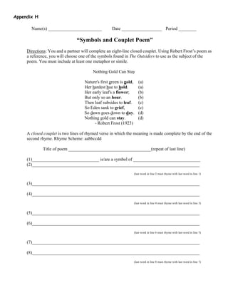 Outsiders symbolism | PDF | Poetry | Books and Literature