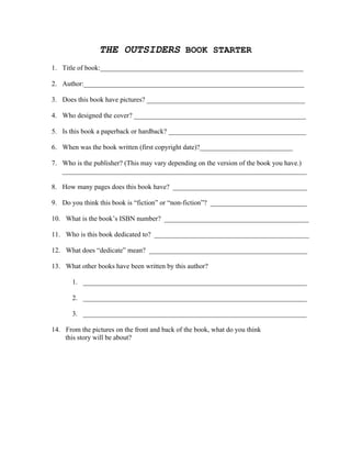 Outsiders symbolism | PDF | Poetry | Books and Literature