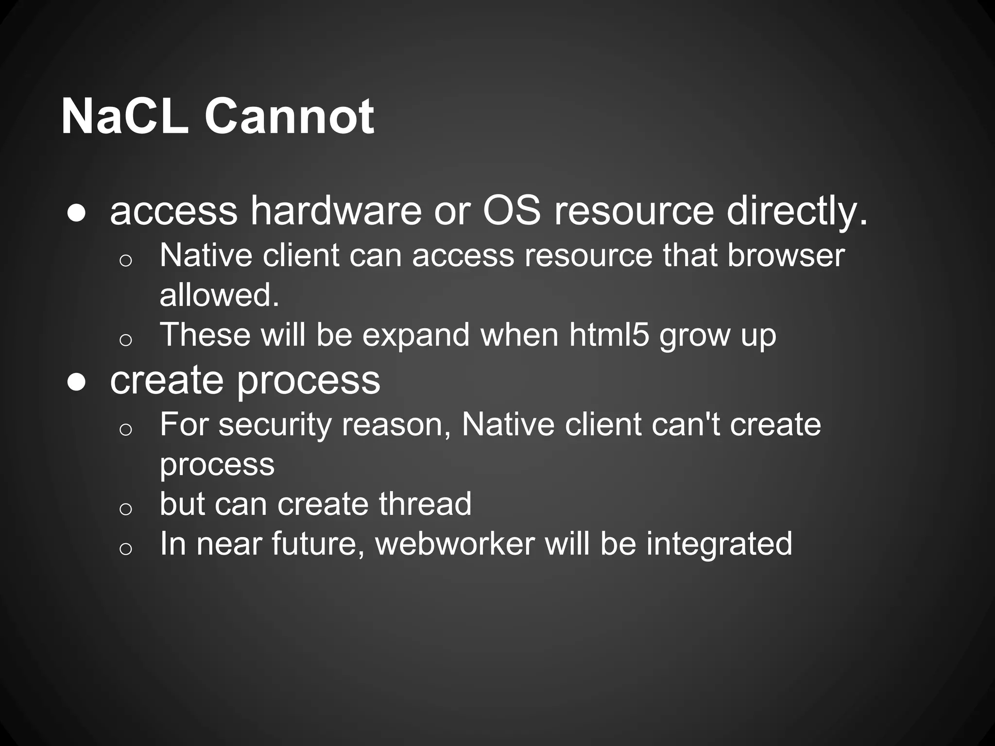Introduce native client | PPT