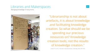 Connecting with I.C.E. through makerspaces, coding, and big data. | PPT