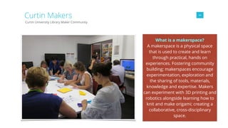 Connecting with I.C.E. through makerspaces, coding, and big data. | PPT