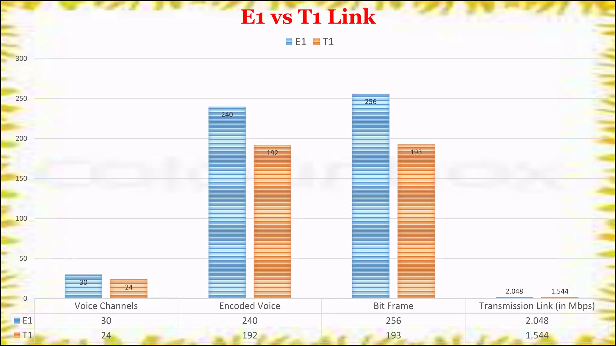 E1 LINK IS EUROPEAN FORMAT | PPTX