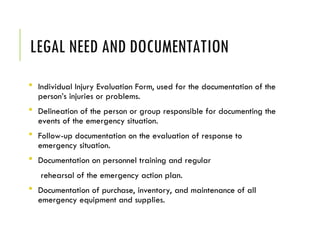 emergency procedures and health care. pptx | PPT