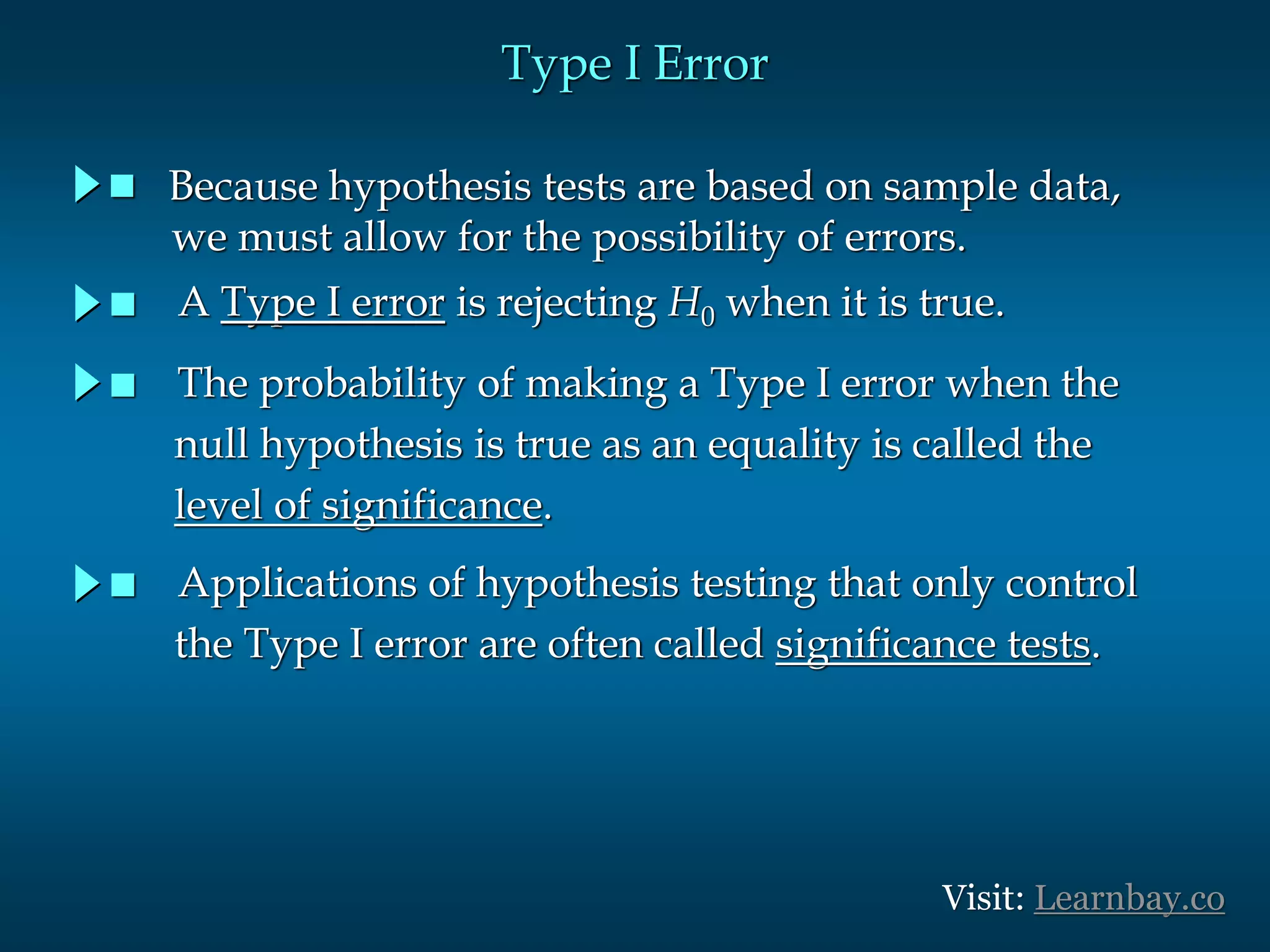 Hypothesis testing | PDF
