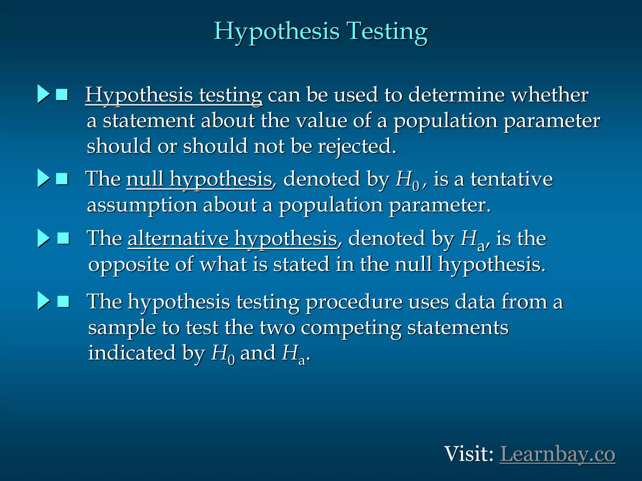 Hypothesis testing | PDF