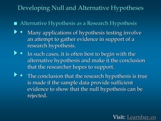 Hypothesis testing | PDF