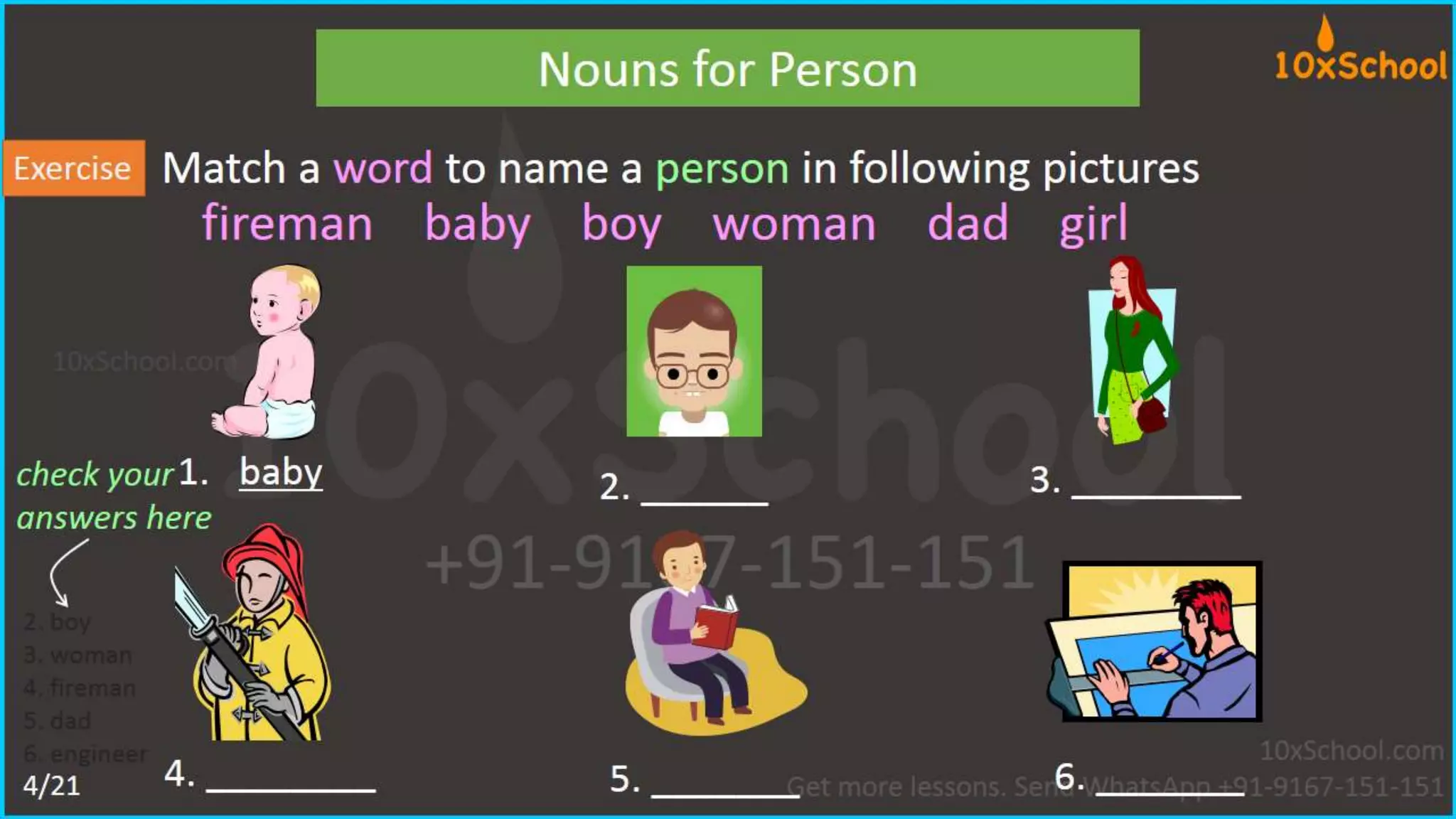 Grade 1: Naming Words | PPTX