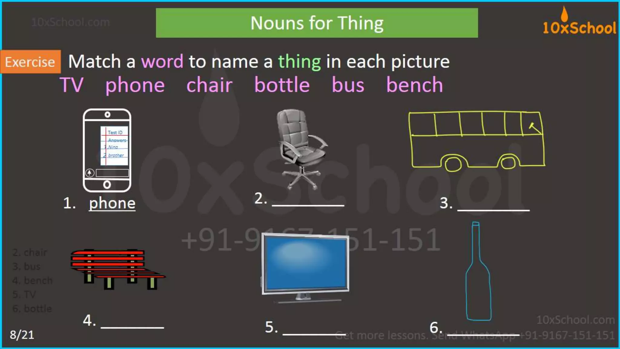 Grade 1: Naming Words | PPTX