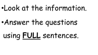 E1 speaking practice (questions) | PPTX