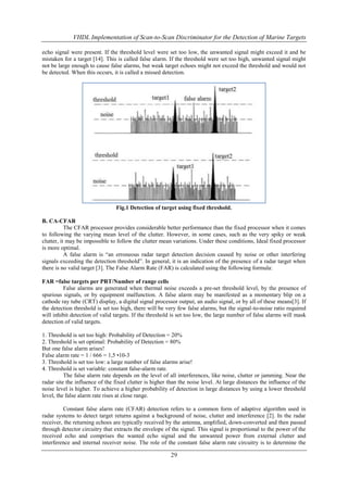 VHDL Implementation of Scan-to-Scan Discriminator for the Detection of Marine Targets | PDF