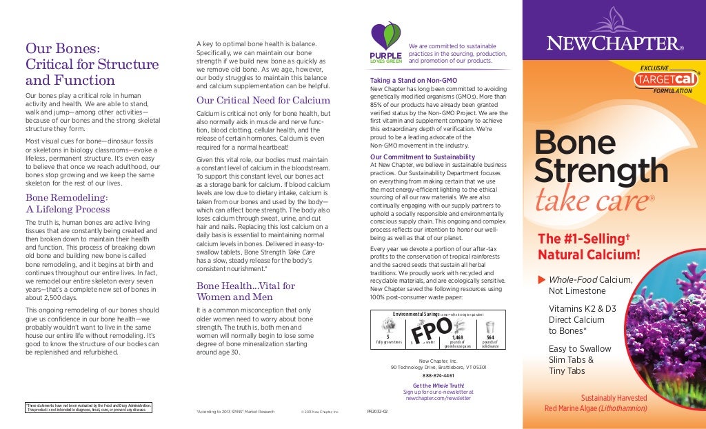 Bone Strength Take Care Brochure