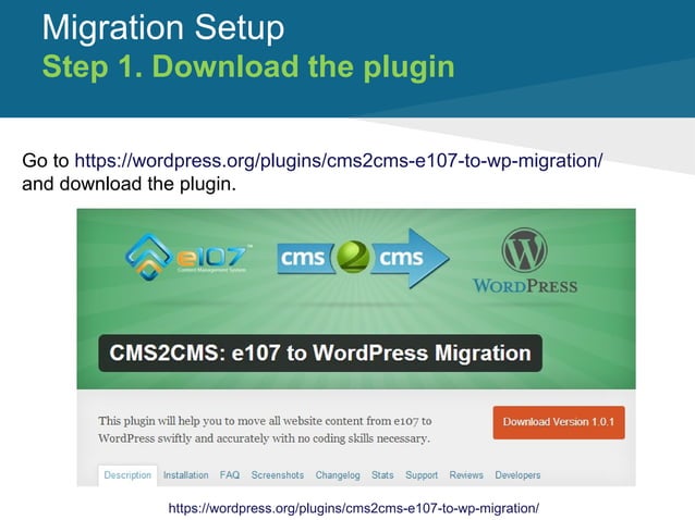 e107 to WordPress Migration Plugin: How It Works | PPT