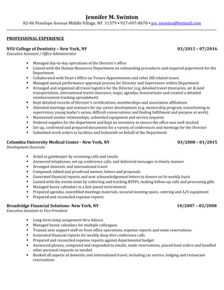 Jennifer M. Swinton 071516 | DOC | Business Expos & Conferences | Events