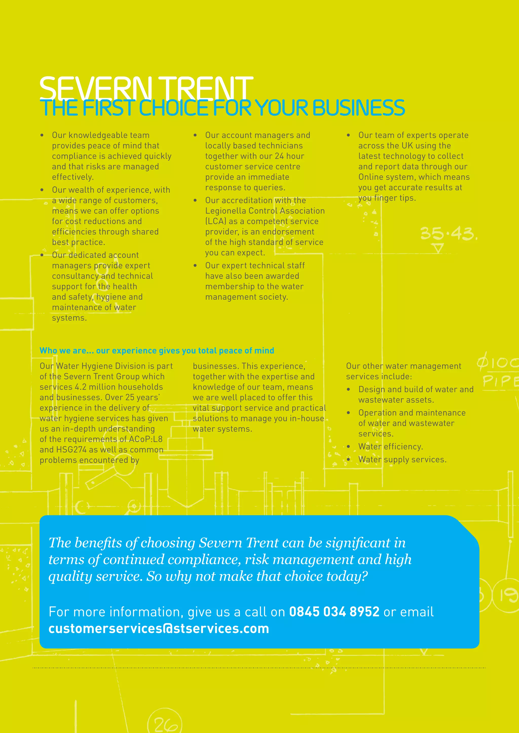 Water Hygiene Brochure | PDF