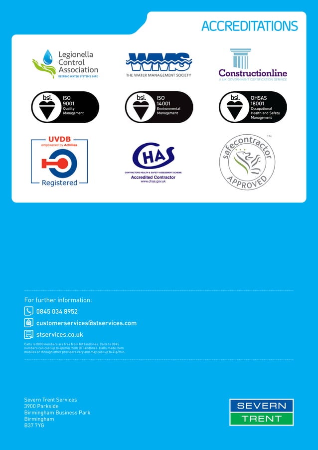 Water Hygiene Brochure | PDF