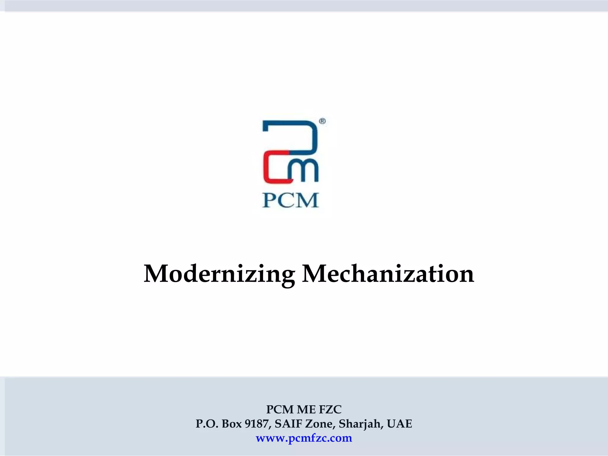 PCM - Your Industrial Automation Partner | PPS