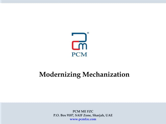 PCM - Your Industrial Automation Partner | PPT