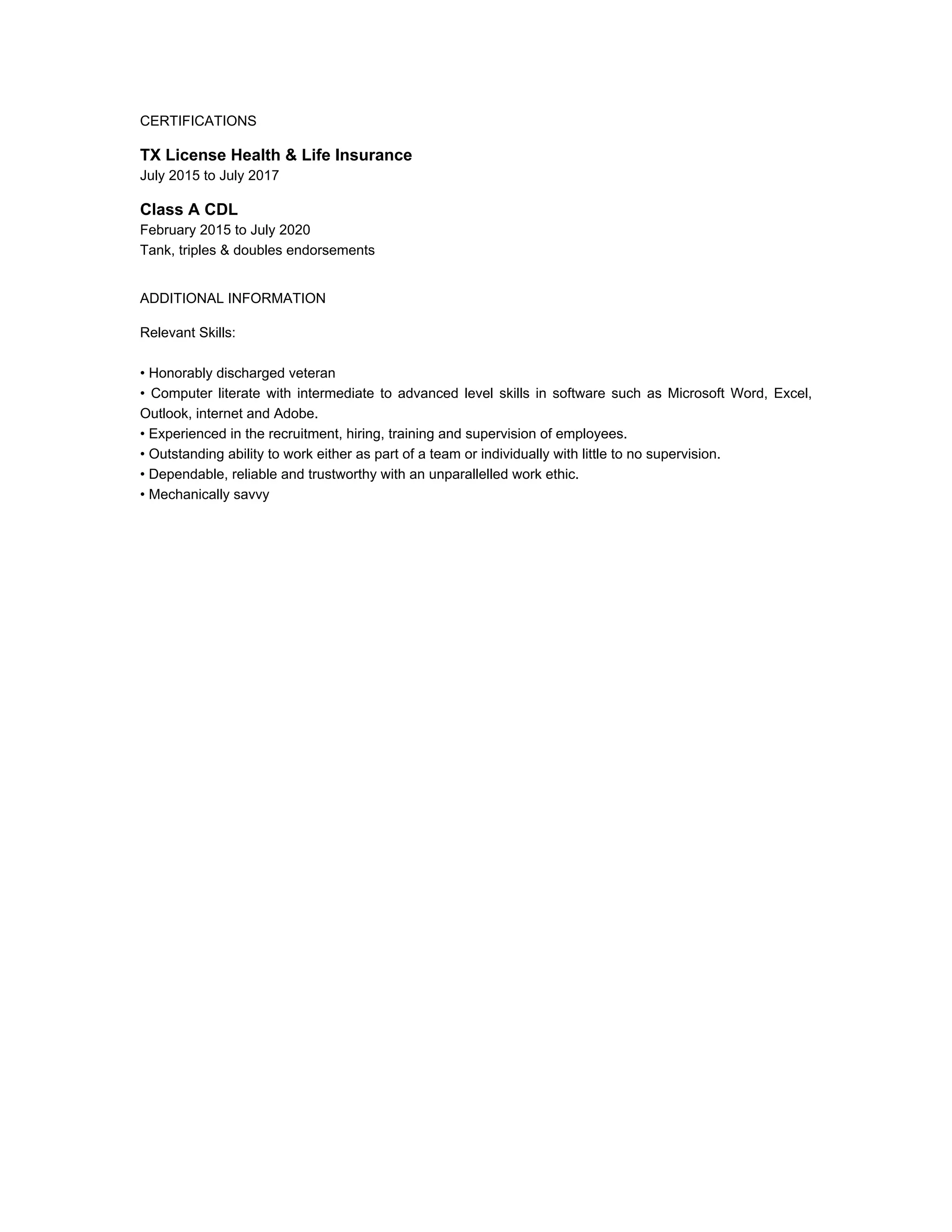 DUSTIN MOORE - INDEED RESUME | PDF