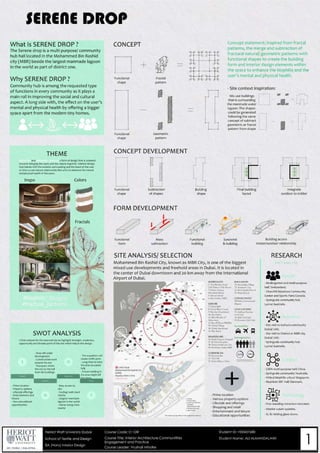 Serene drop design proposal of a community hall | HWU-E11DR | PDF