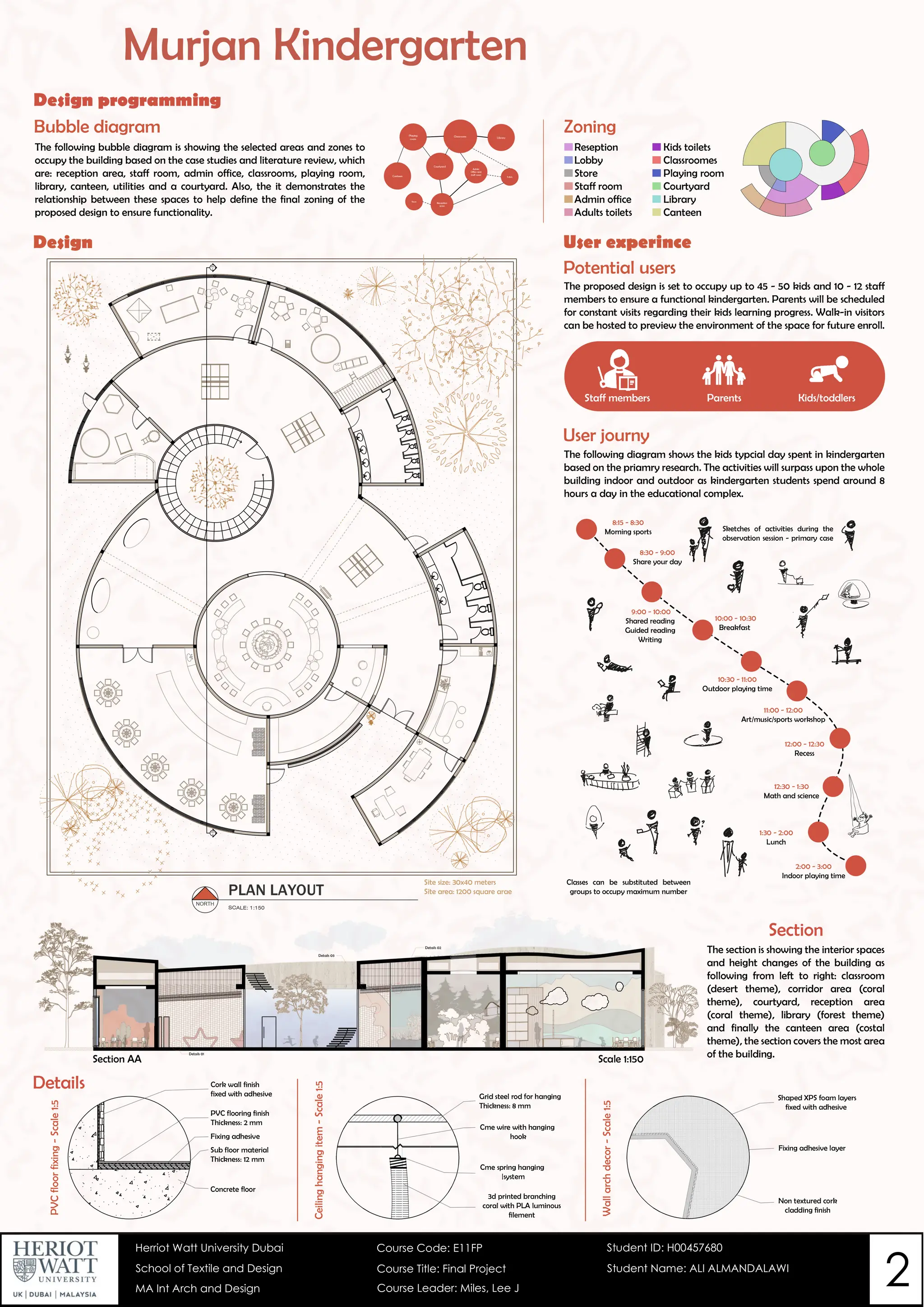 Murjan kindergarten design proposal | HWU-E11FP | PDF
