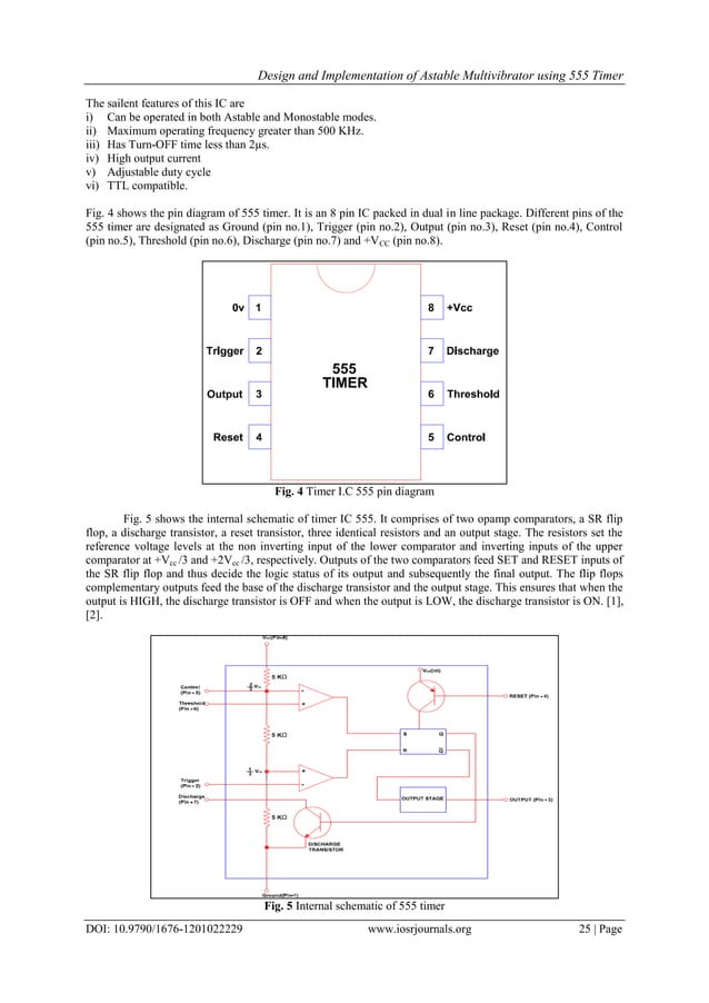 Design and Implementation of Astable Multivibrator using 555 Timer | PDF | Consumer Electronics ...