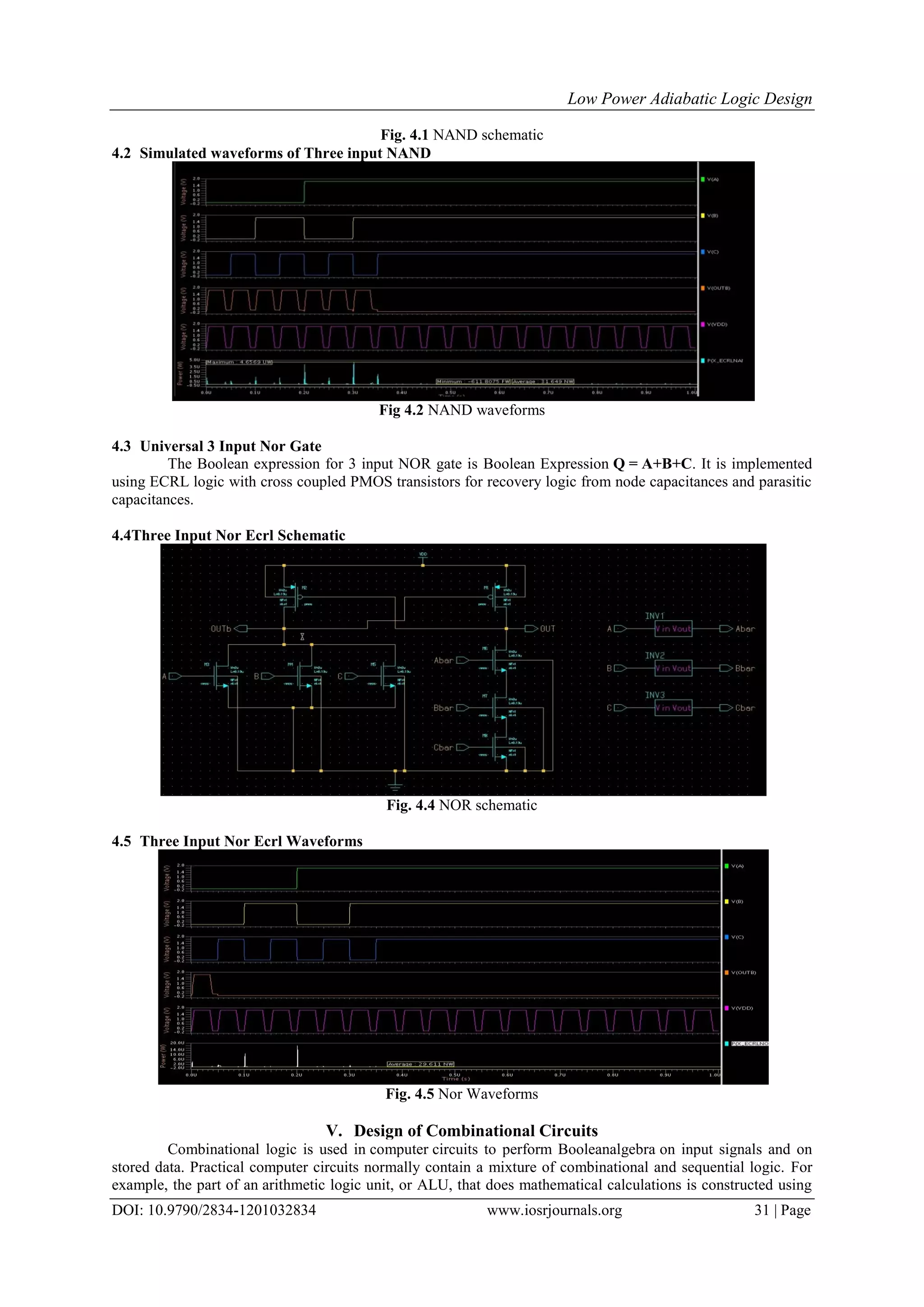 Low Power Adiabatic Logic Design Pdf