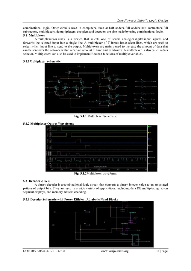 Low Power Adiabatic Logic Design Pdf