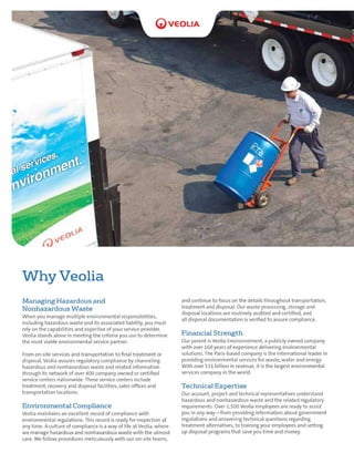 Managing Hazardous and Nonhazardous Waste Brochure | PDF