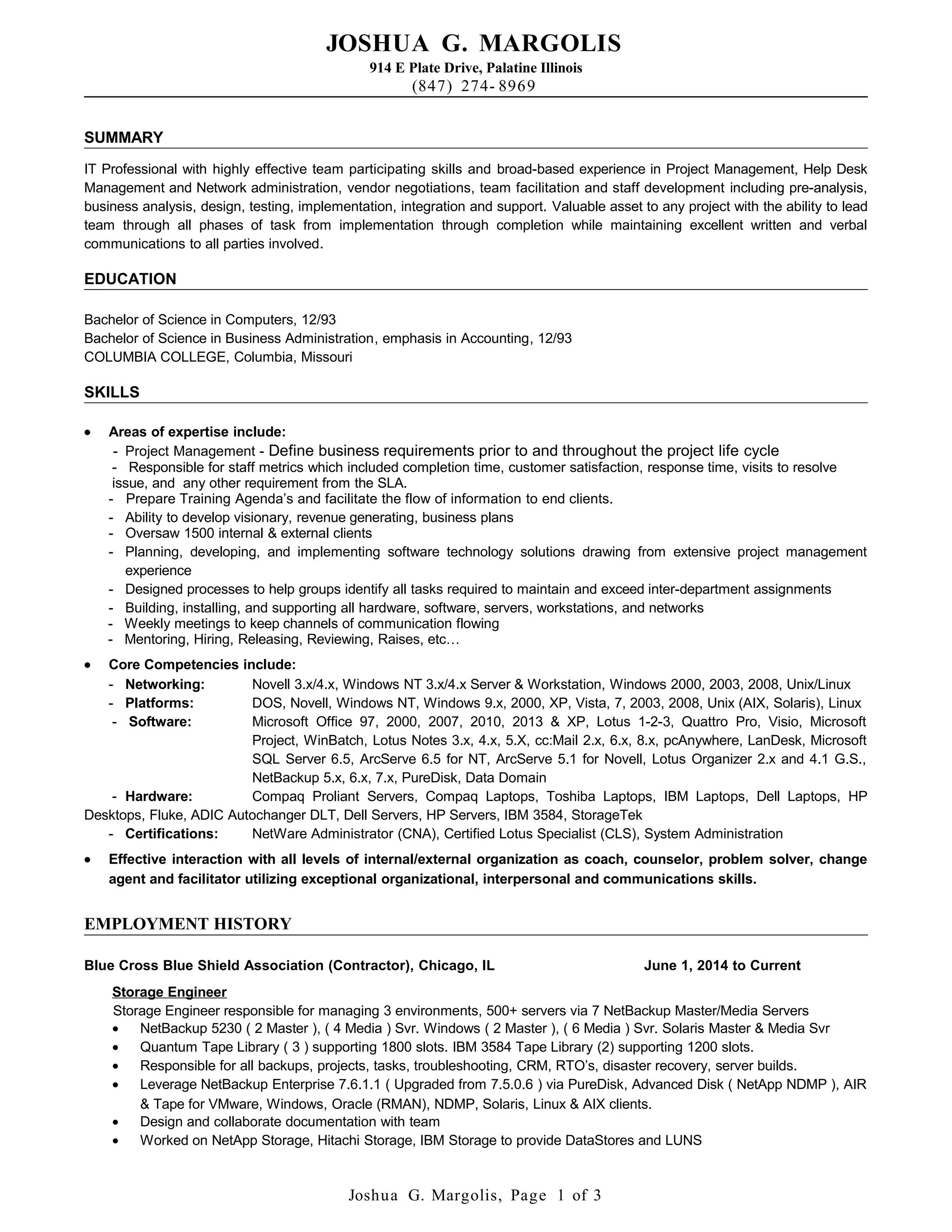 Joshua Margolis-Resume 2015 | PDF