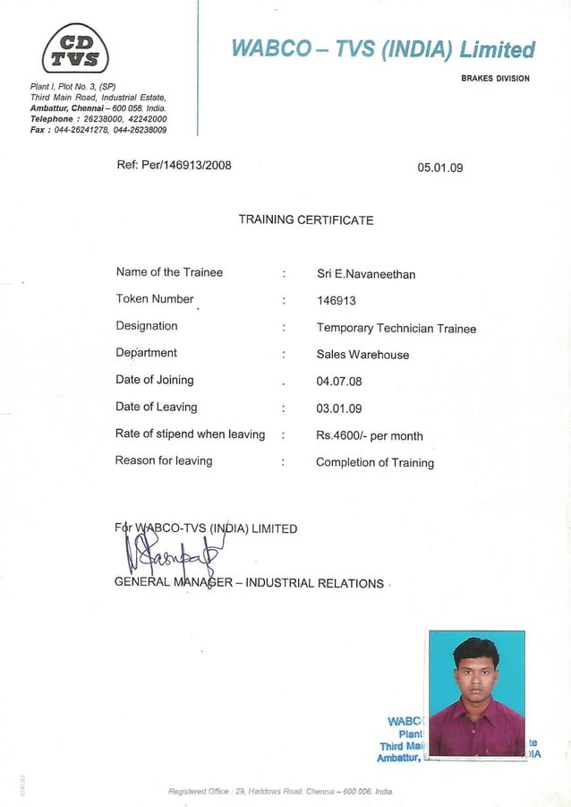 WABCO TT CERT | PDF