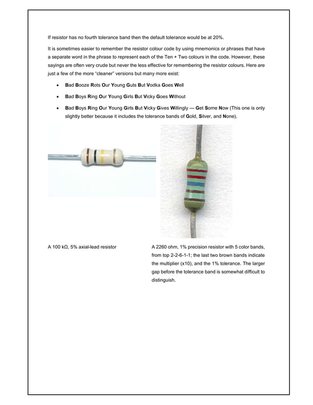 E12 Resistor Series | PDF