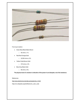 E12 Resistor Series | PDF