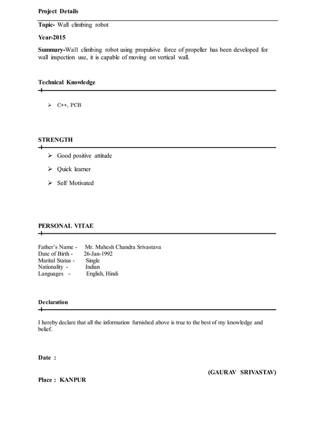 Gaurav Srivastava- cv | DOCX | Technology & Computing