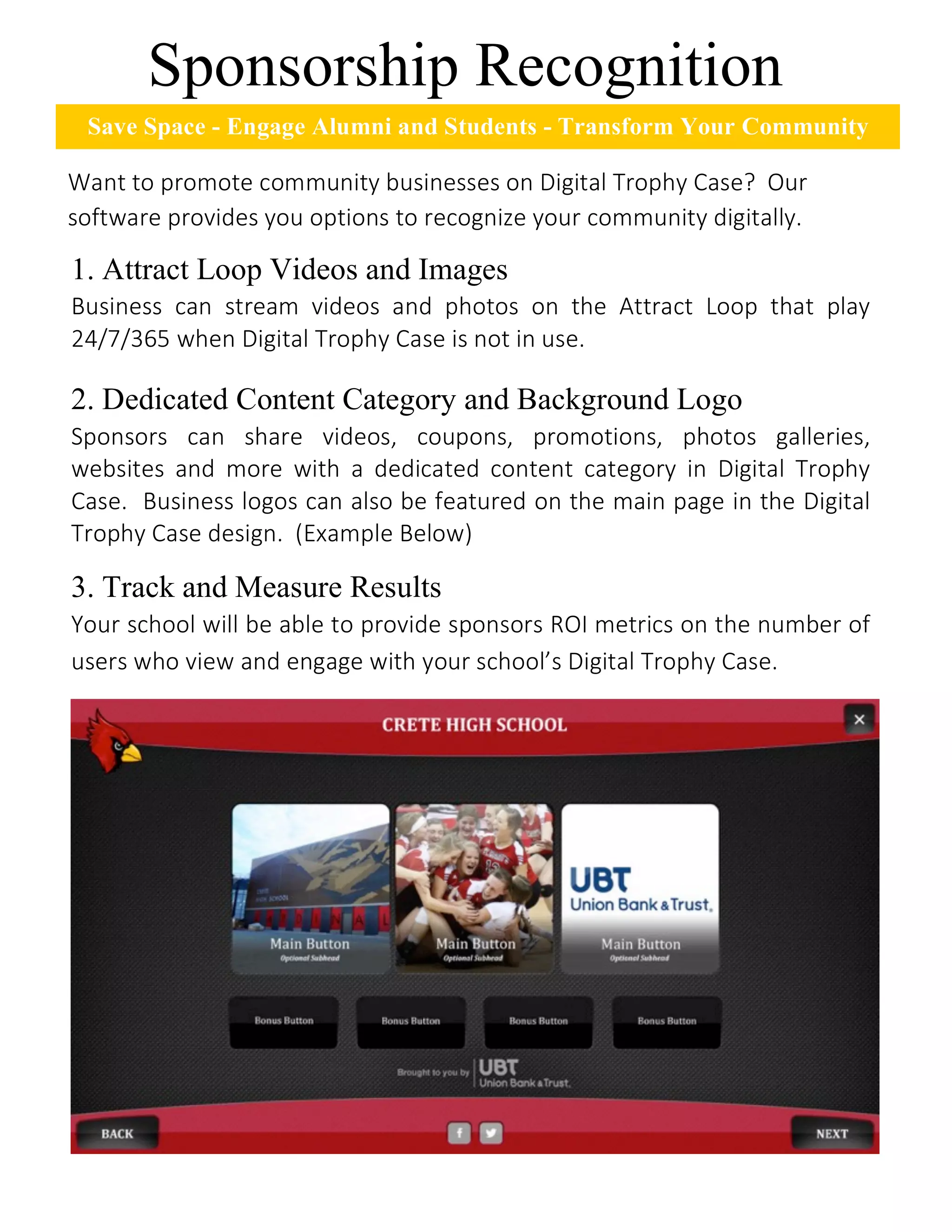Digital Trophy Case Overview | PDF