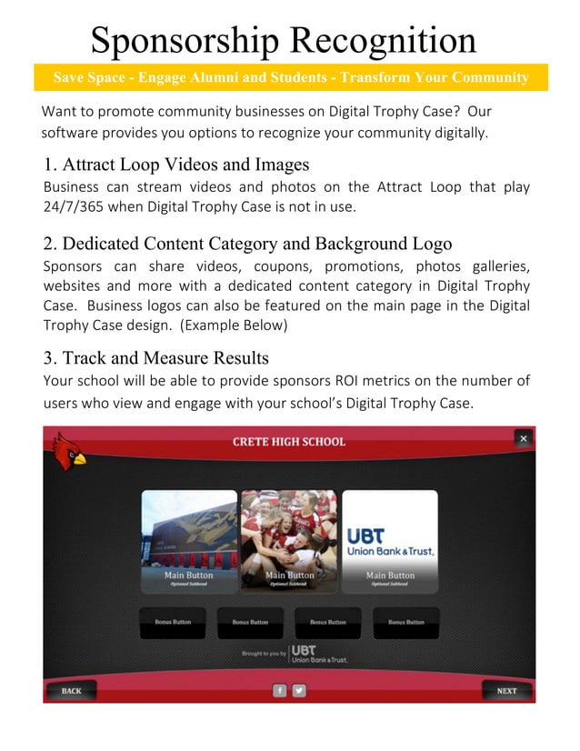 Digital Trophy Case Overview | PDF