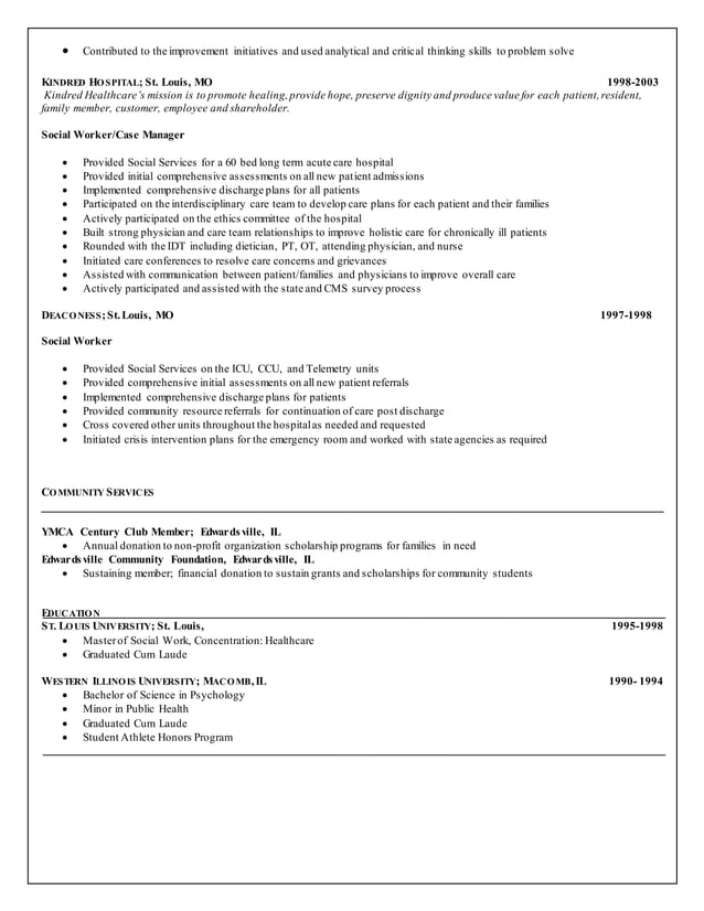Jill Resume 2015 | DOCX | Healthcare Industry | Industries