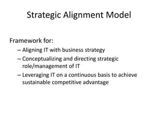 Strategic Alignment Model | PPT