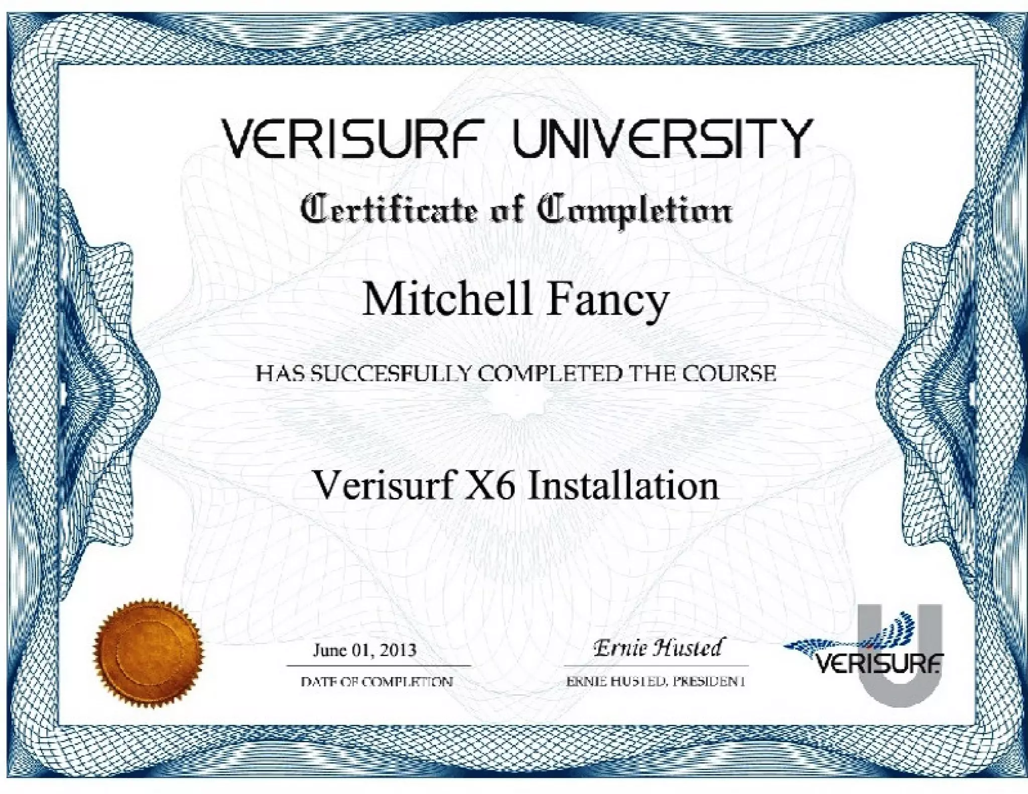 VERISURF UNIV. INSTALLATION CERTIFICATE | PDF
