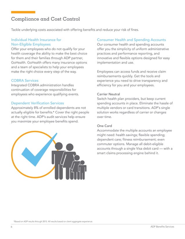 ADP Benefits Services Brochure | PDF | Health Insurance | Insurance
