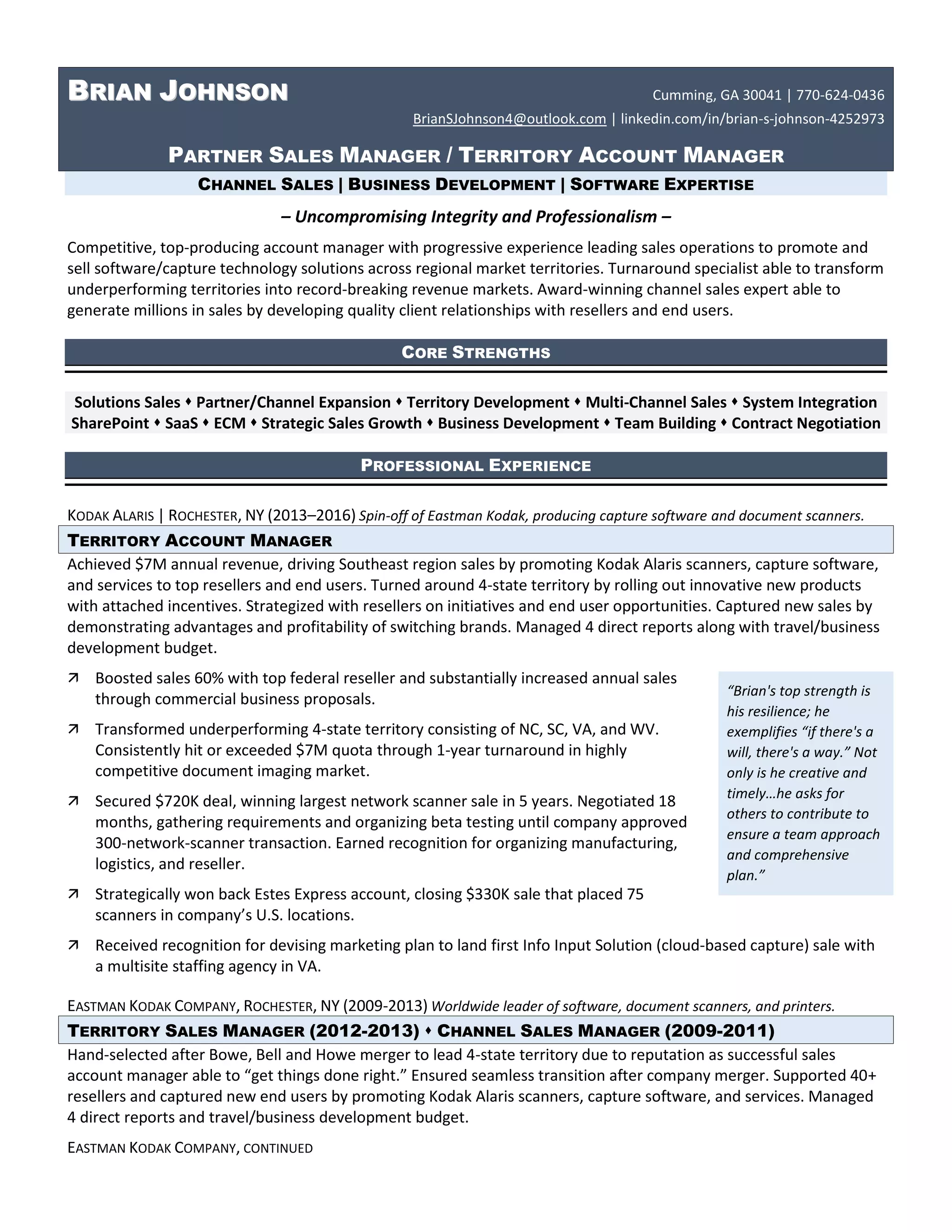 Johnson, Brian 2017 Resume Final v2 | PDF
