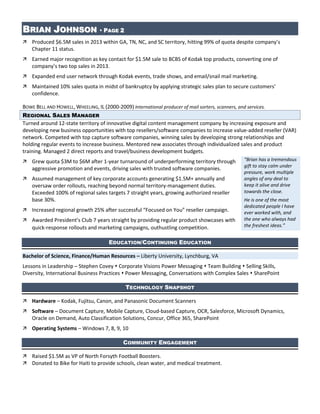 Johnson, Brian 2017 Resume Final v2 | PDF