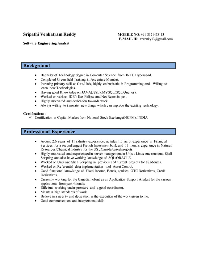 Venkat_Resume_Updated | DOCX
