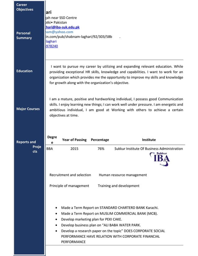 Shabnam Professional CV (1) | DOC