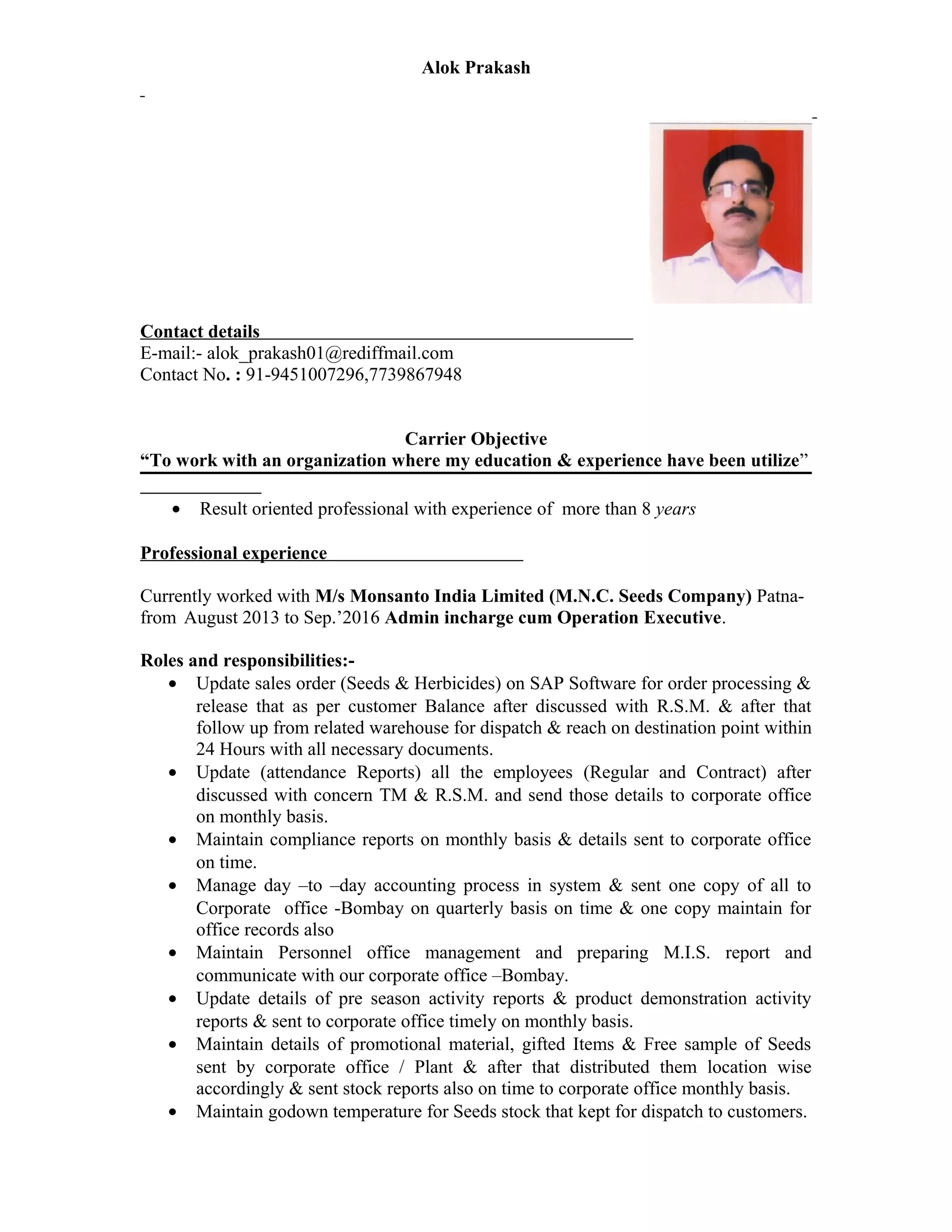 Resume-Alok_Prakash | PDF