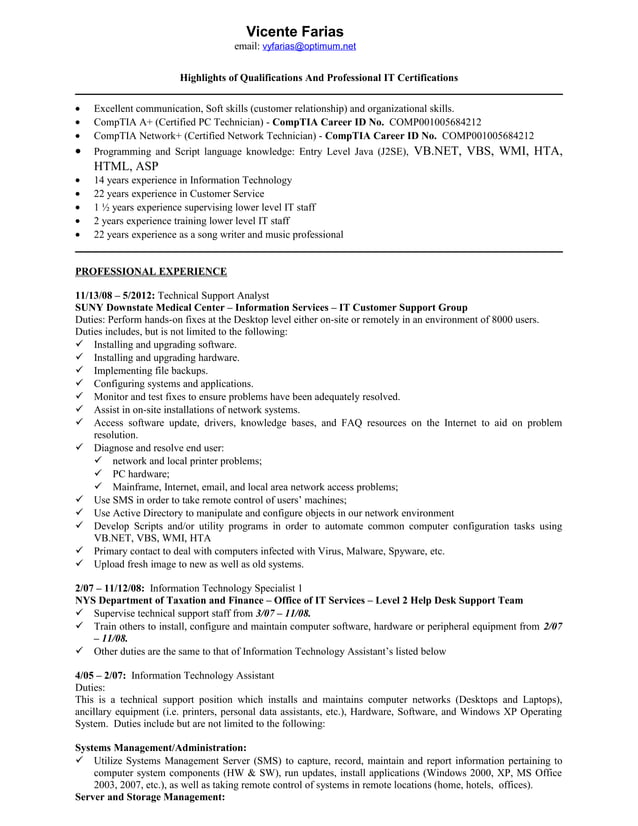 Vicente_Resume(sample) | DOC