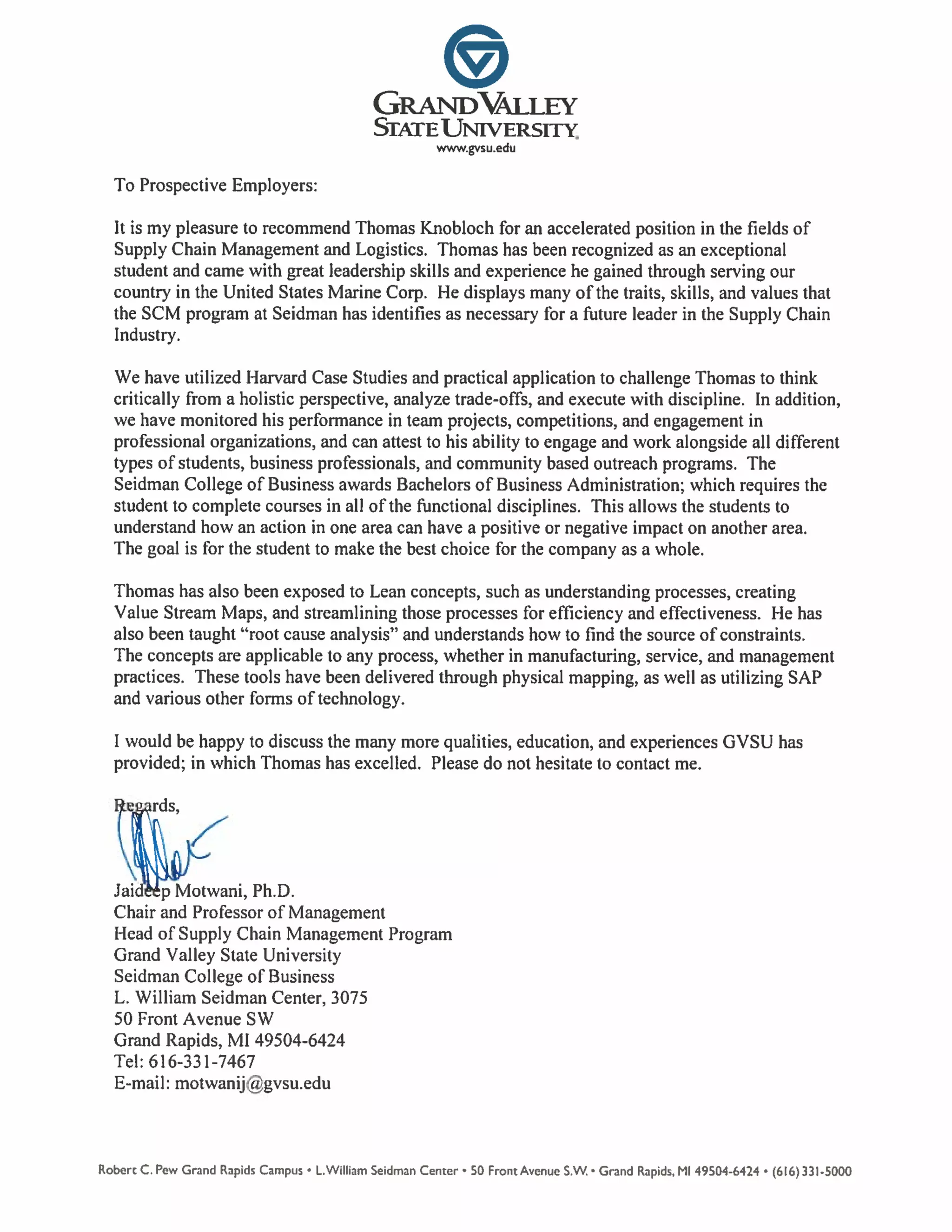 Thomas Knobloch-Recommendation Letter (1) | PDF