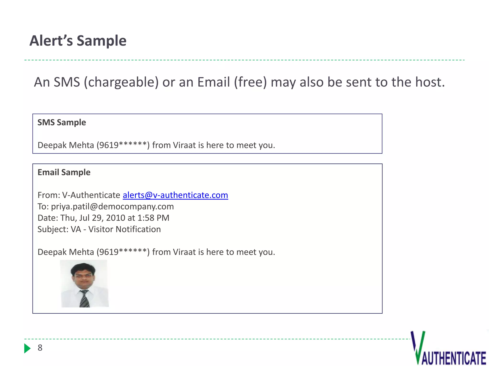 VAMS (Visitor Authentication Management System) | PDF