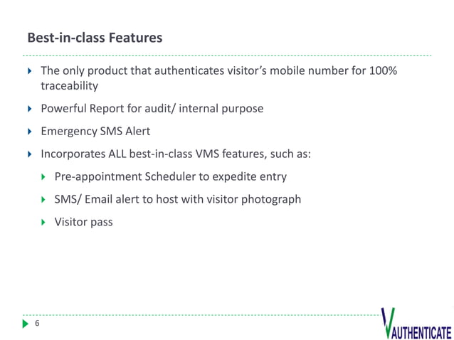 VAMS (Visitor Authentication Management System) | PDF