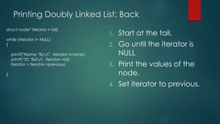CSE240 Doubly Linked Lists | PPT