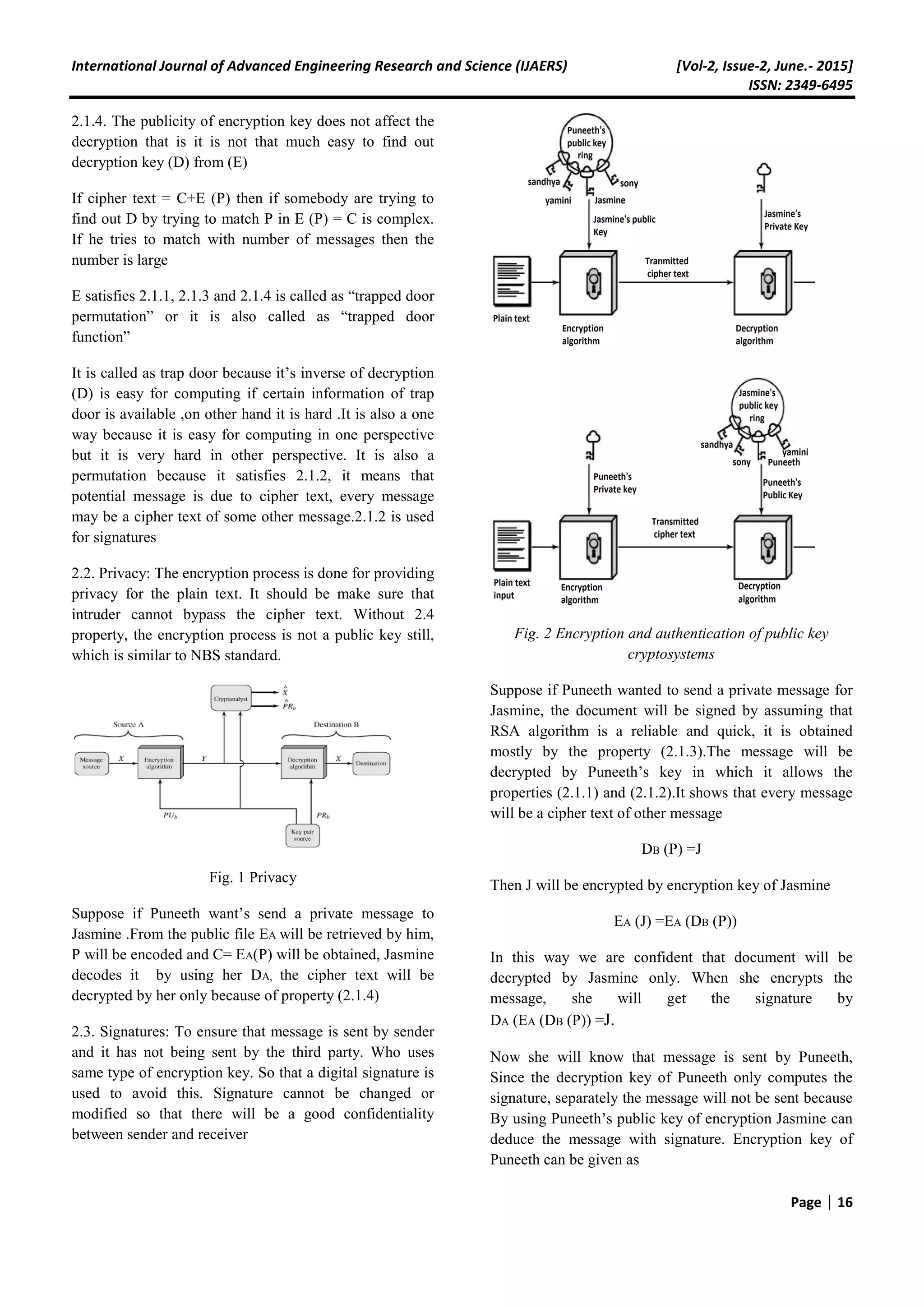 2 IJAERS-JUN-2015-6-RSA and Modified RSA algorithm using C Programming ... 2 IJAERS-JUN-2015-6-RSA and Modified RSA algorithm using C Programming ...